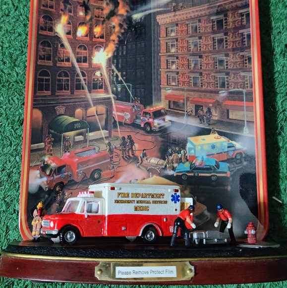 Unique Vintage | Other | Vintage Firefighter Display | Poshmark